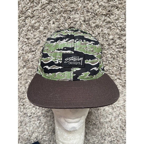 Stussy | Accessories | Stussy Designs Camo Sample Snapback Hat | Poshmark